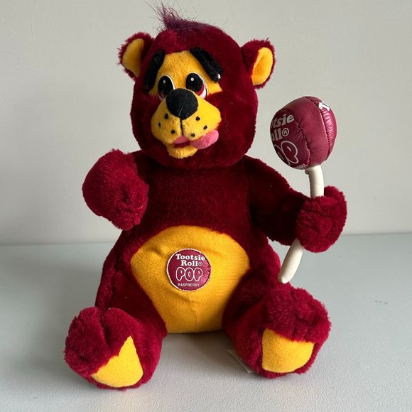 Nanco | Other | 35 Vintage Tootsie Roll Raspberry Stuffed Bear | Poshmark